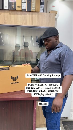 The Gaming PC Expert | Alienware, MSI, Razer, Asus, Acer, Legion | Asus TUF A15 Gaming Laptop || 8GB Nvidia RTX 4060 GPU || 13th Gen AMD Ryzen 5 7535HS || 16GB DDR5 RAM, 512GB SSD || 15” Display @144Hz... | Instagram