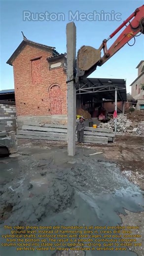 Bored Pile Foundation: The Complete Concrete Pouring Process