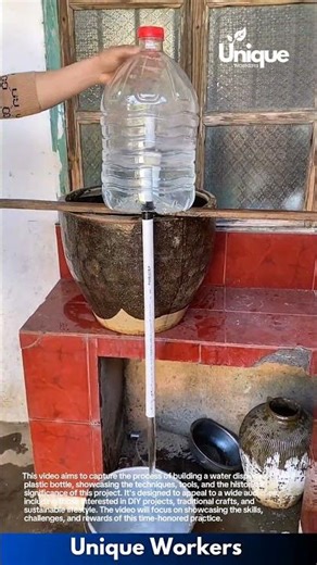 Diy water dispenser: building a simple water dispenser from a plastic bottle
