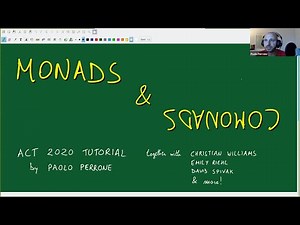 ACT 2020 Tutorial: Monads and comonads (Paolo Perrone)