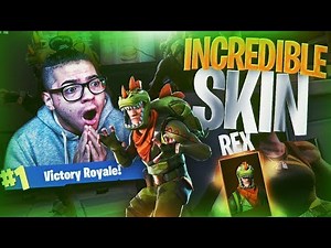 *NEW* REX SKIN! 9 YEAR OLD BREAKS PERSONAL RECORD KILLS ? FORTNITE BATTLE ROYALE! LAST KILL TRAPPED