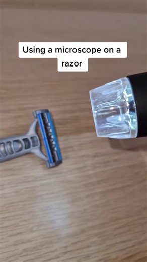 Exploring Microscopic Details of a Razor