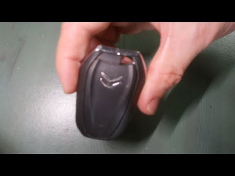 Citroen Key Fob Battery Change and backup key