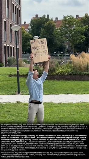 9.1K views · 253 reactions | Set up direct deposit with Current and once you qualify, get up to a $750 paycheck advance. | Current | Facebook