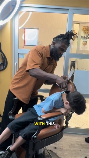 The Weighted Cape™️ on Instagram: "Another recap of a sensory session from 2025. This was easily one of the top sessions and videos from last year. Seeing how much hair he came in with and how active he was, many might have assumed a haircut wouldn’t be possible. But @HenryTribes made it happen by letting him move freely and meeting him exactly where he was. No force. No rush. Just patience and understanding. He looked like a completely different kid after the service. P.S. This was before bubbl
