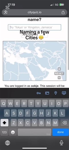 Cities Named in Geography