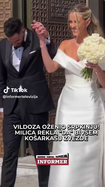 Venčanje Luke Vildoze i Milice Tasić u Beogradu