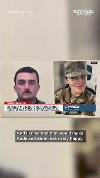 National Guard troop's mom shares update on his recovery: 'Boop his nose'