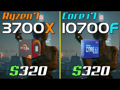 i7 10700F vs. Ryzen 7 3700X | RTX 3080 | 1440p Gaming test