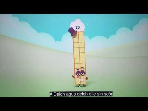 Numberblocks Tens Intro IRISH (Better Quality lol)