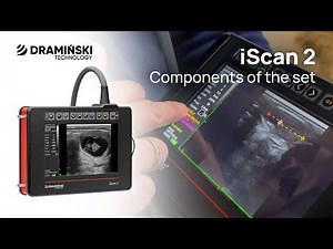 Dramiński iScan 2. Bovine ultrasound. Components of the set - Guide Manual