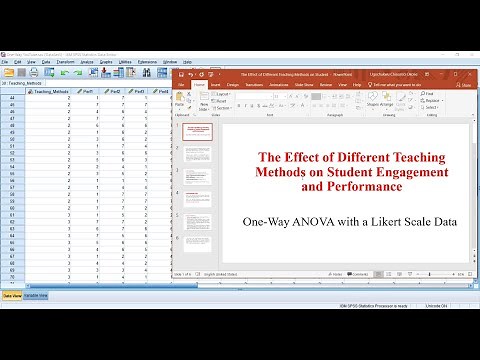 One-Way ANOVA in SPSS Using Likert Scale Data and Post Hoc Test