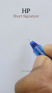 46K views · 142 reactions | HP . . #signature #autograph #art #collection #photography #fashion #love #autographs #design #logo #signed #graphology #wedding #lahore #bride #autographcollection #islamabad #luxury #photoshoot #handwriting #instagood #autographed #handmade #memorabilia #whodoyoucollect #artist #style #collector #music #signatureanalysis | Satish Calligraphy | Facebook