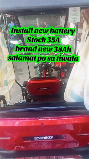 salamat po sa tiwala install new battery 48v 38AH free delivery free installation nearby areas pm lang po kayo kung gusto niyong magpa-install ng bagong battery | Chippy Works