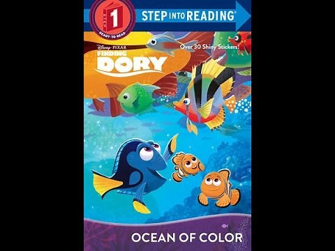Disney FINDING DORY Movie Ocean of Color Read Along Story Book