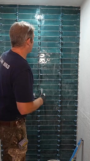 Clean up tile and remove spacers same day 👊 #diy #tile #homeimprovement #bathroomremodel #bathroomre#plumbing #plumber #plumberlife #plumbinglife #plumbersoftiktok #wellwater #bleach #hydronyc #response #kitchen #compression #plumbingtok #plumbingchronicles #plumbproud #waterpressure #pressurereducingvalve #homehacks #waterhacks #plumbingrepair #reels #reelsvideo #reelsviral #serviceplumber | Bathroom Remodeling Teacher