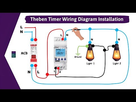 Timer Theben TR 610 Top3 Wiring Diagram Installation I Step-by-Step Guide! ⚡