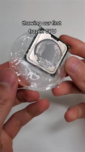 Frozen CPU Thawing Experiment: Does It Work?