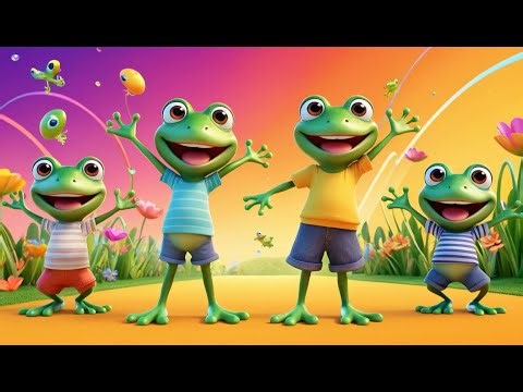 Frog Jump Song – Count How Many Splash in Water | Fun Counting Song for Kids | Silly Pond Adventure