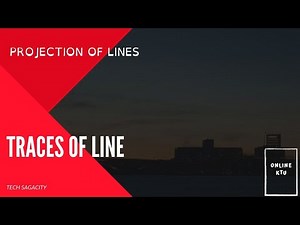 Online KTU- Engineering Graphics Module I - Traces of Line (in Malayalam)