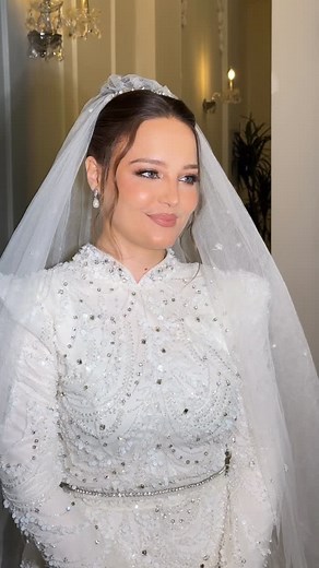 Maison eve on Instagram: "Thanks to Our German bride for her trust 﫶 stunning bride #weddingdress #wedding #weddingphotography #embroidery #tunisia #luxury #bride #weddinginspiration"