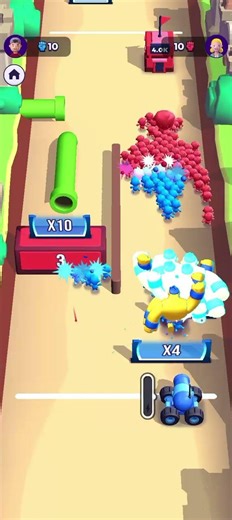 Mob Control Gameplay | HUGE Crowd Attack 🔥 Satisfying Mobile Game #gaming #games #gameplay#minigame