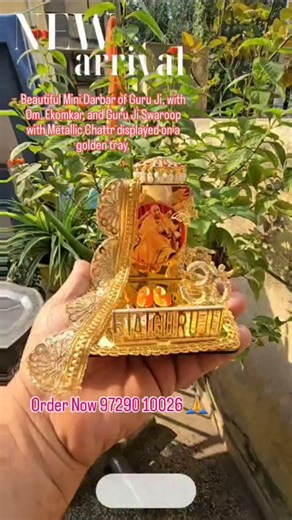 1K views · 946 reactions | Beautiful Mini Darbar Mandir With Guru ji...