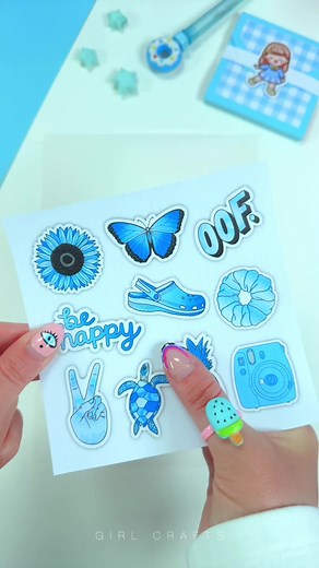 DIY Sticker Crafts Using Baking Paper | Creative Craft Ideas