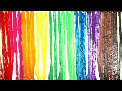 Color Melt — 4K Crayons Melting Visuals”