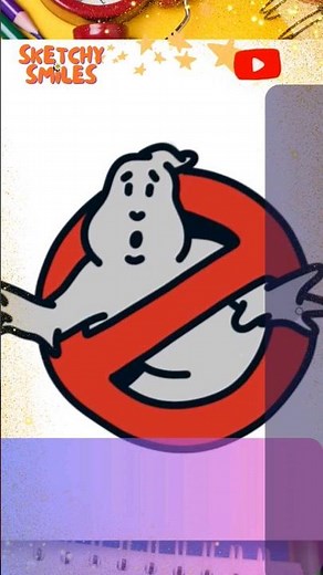 How to Draw Ghostbusters Logo | Halloween 2023