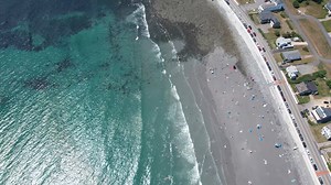 Royalty Free Stock Beach Aerial View Video Footage Clip - Vidsplay.com