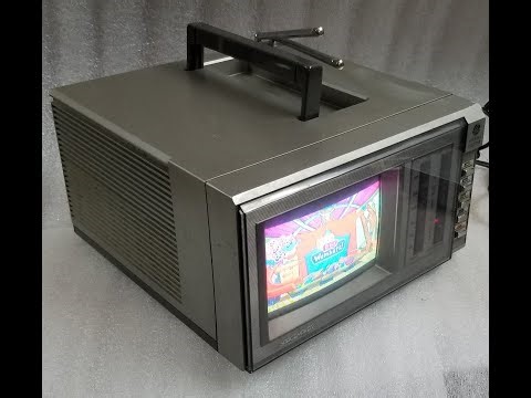 GE Spacemaker 1986 Color Television AM FM Radio 7 7650A
