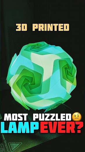 From Puzzle To Glow - The Prettiest 3D Printed Lamp Ever