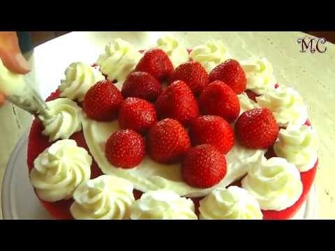 Sernik na zimno z truskawkami - Mała Cukierenka