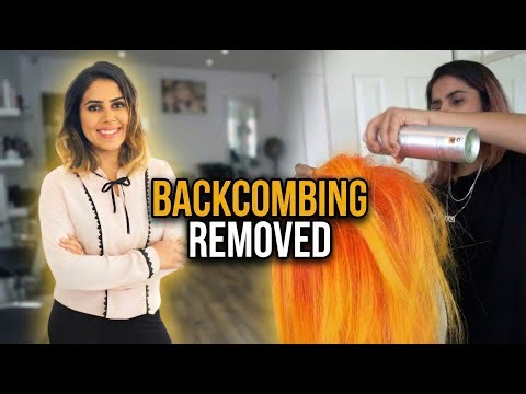 How Stylists Remove Backcombing Gently (Step-by-Step)