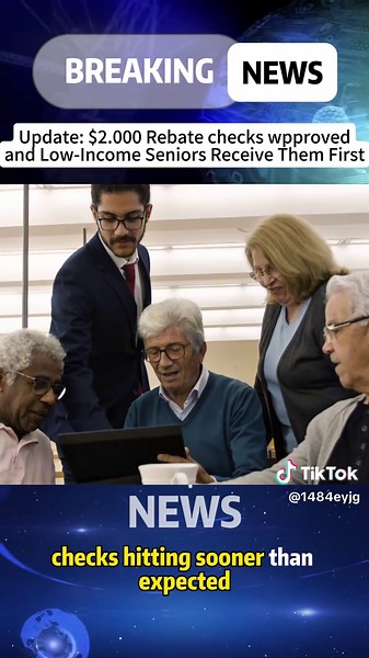Update $2,000 Rebate Checks Approved and Low-Income Seniors Will Receive Them First #USSeniorSupport #USRebateUpdate #USAssistanceForSeniors #USPrioritySupport #USFinancialAssistance
