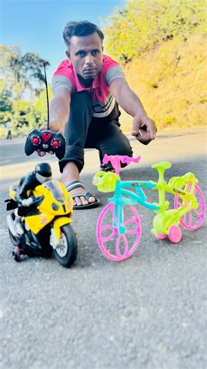 Best bicycle and Indian ktm bike remote control unboxing🚲🛵#shortsfeed