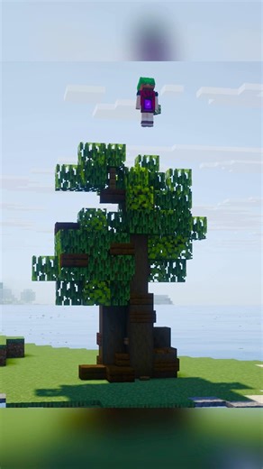 Minecraft: How to Build Simple Tree in Minecraft!