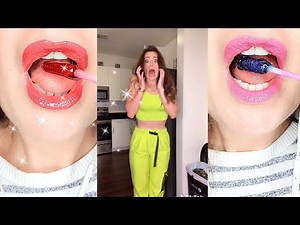 👄 Text To Speech 👄 ASMR Satisfying Eating || @Mikaela Happas || POVs Tiktok Compilations 2023 #1
