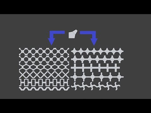 Creating various hole patterns on a cylinder in Blender