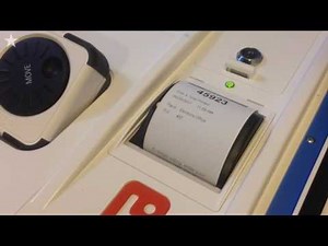 Voting machine demonstration