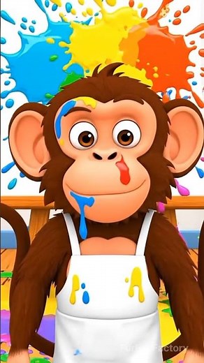 Monkey Painter & the Color Splash Disaster | Funny Animal Job Series | Episode 47