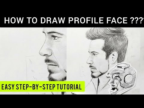 How To Draw A Face - Profile View || Easy Tutorial for Beginners