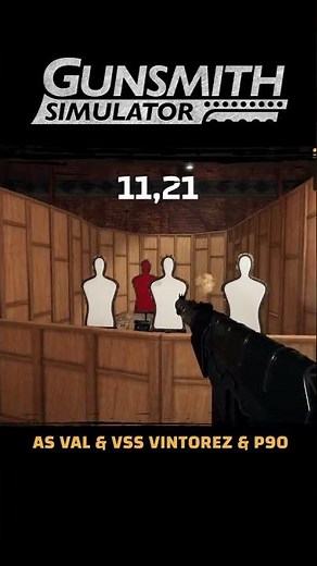 UPDATE: AS VAL & VSS VINTOREZ & P90 | Gunsmith Simulator | #pov #gunsmithsimulator #guns #steam