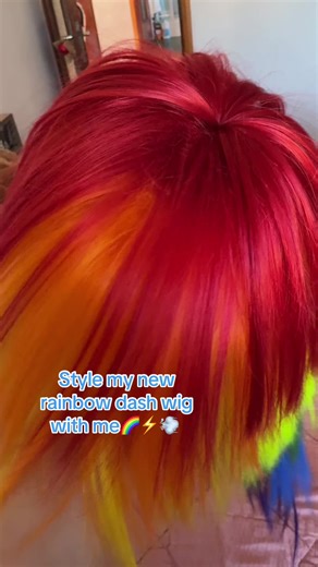 #wig #cosplay #mlp | Rainbow Dash Cosplay