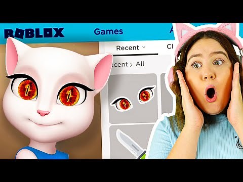 MAKING CREEPY TALKING ANGELA A ROBLOX ACCOUNT!!