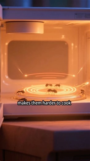 Ants can survive a microwave… and science can explain it! #BodyAndWorldFact #DidYouKnow