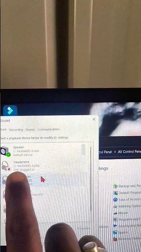 FIXED - window 10, 11 No sound to headphones #realtek #microphone #microsoft #shorts #shortvideo