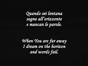 Andrea Bocelli Con Te Partiro English lyrics translation
