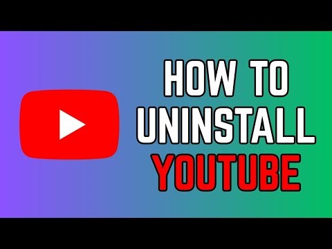 How to uninstall youtube on android
